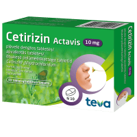 CETIRIZIN ACTAVIS ÕHUKE POLÜMEERKATTEGA TBL 10MG N10 ...