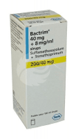 BACTRIM SIIRUP 40MG+8MG 1ML 100ML N1, MÕÕTLUSIKAS