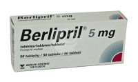 BERLIPRIL 5 MG TBL 5MG N50 | BENU Veebiapteek