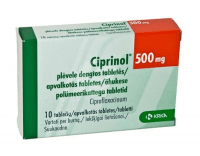 CIPRINOL ÕHUKE POLÜMEERKATTEGA TBL 500MG N10 | BENU ...