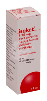 Isoket sprei 1.25mg/1doos 15ml | BENU Veebiapteek