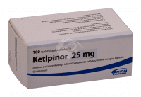 KETIPINOR ÕHUKE POLÜMEERKATTEGA TBL 25MG N100 | BENU ...
