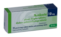 MONKASTA ÕHUKE POLÜMEERKATTEGA TBL 10MG N28 | BENU V ...
