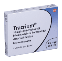 TRACRIUM SÜSTE-/INFUSIOONILAHUS 10MG 1ML 2.5ML N5