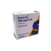 KETONAL 100 MG/2ML SÜSTELAHUS 50MG 1ML 2ML N10, (TML ...