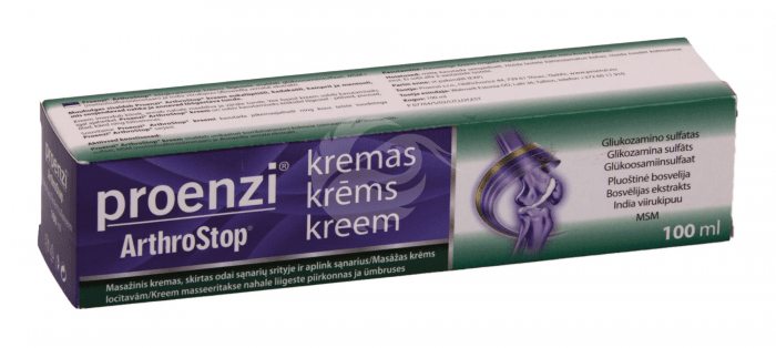 Proenzi Arthrostop Kreem 100ml Benu Veebiapteek