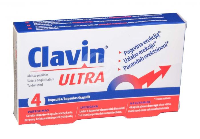 CLAVIN ULTRA KAPSLID MEESTELE N4 | BENU Veebiapteek