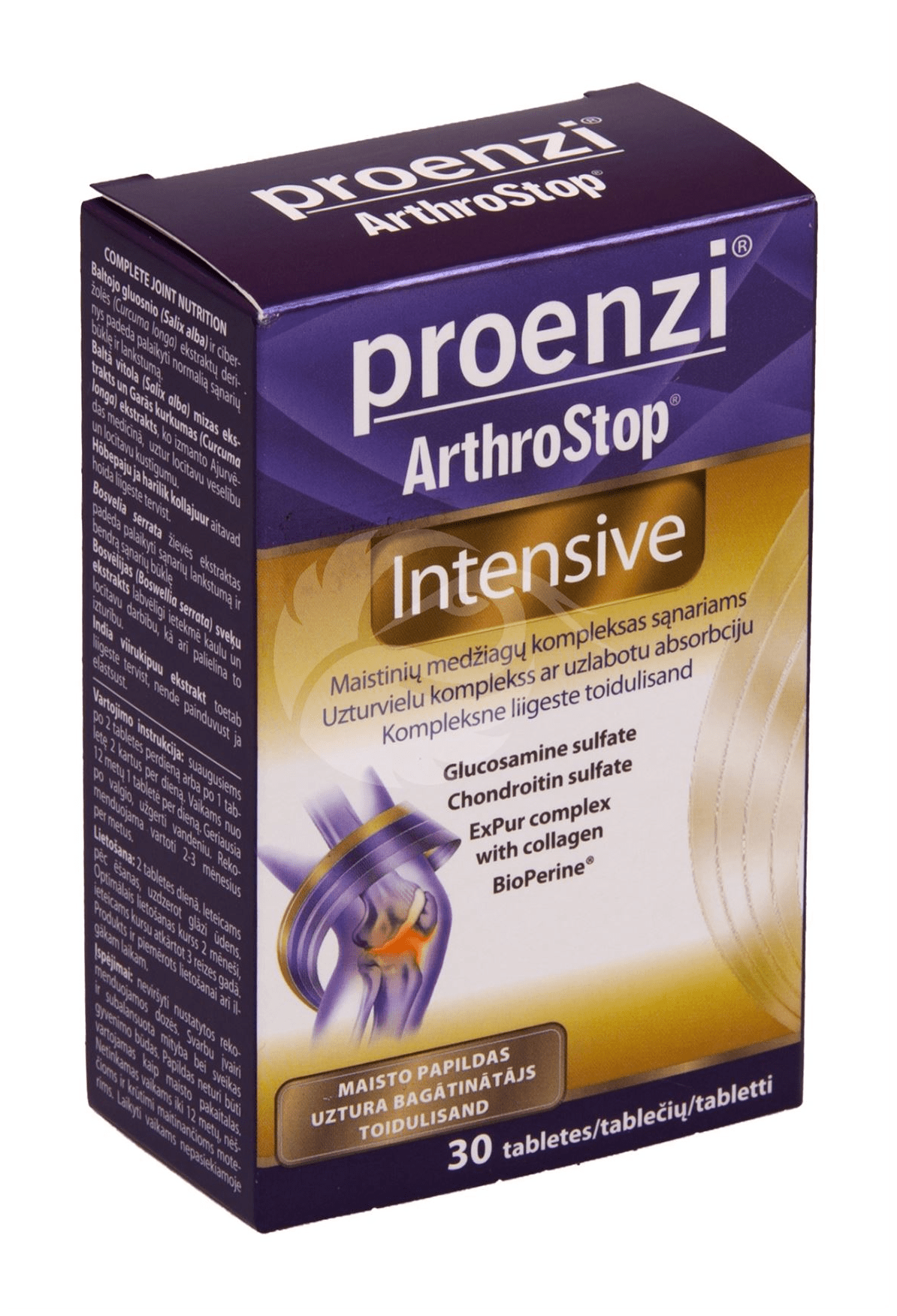 PROENZI ARTHROSTOP INTENSIVE TBL N30 | BENU Veebiapteek