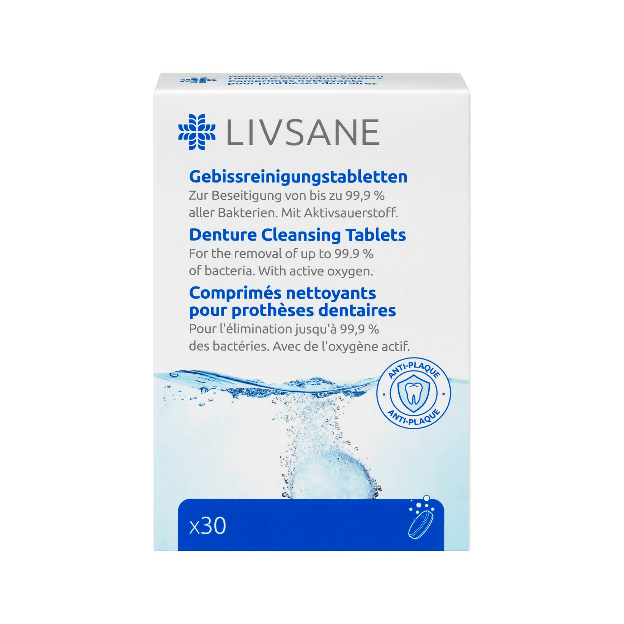 LIVSANE PROTEESIDE PUHASTUSTABLETID N30 | BENU Veebi ...